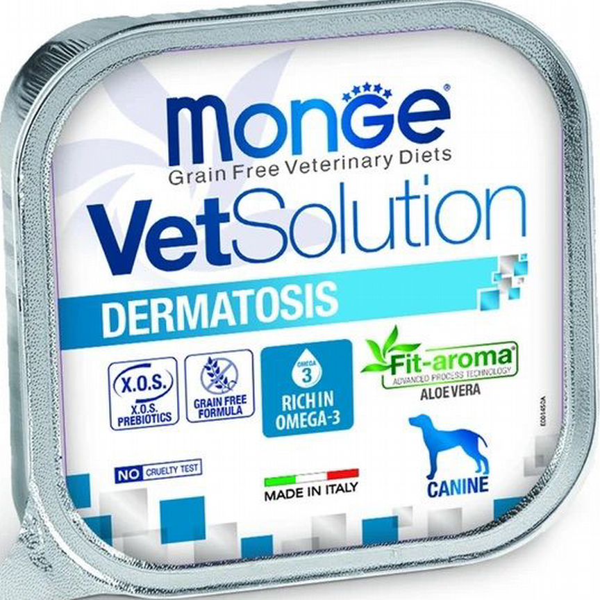Monge dermatosis для собак 150гр