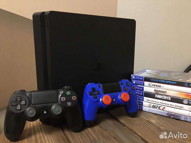 Ps4 slim купить в Москве | Электроника | Авито