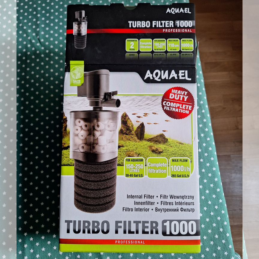 Фильтр для аквариума aquael turbo filter 1000