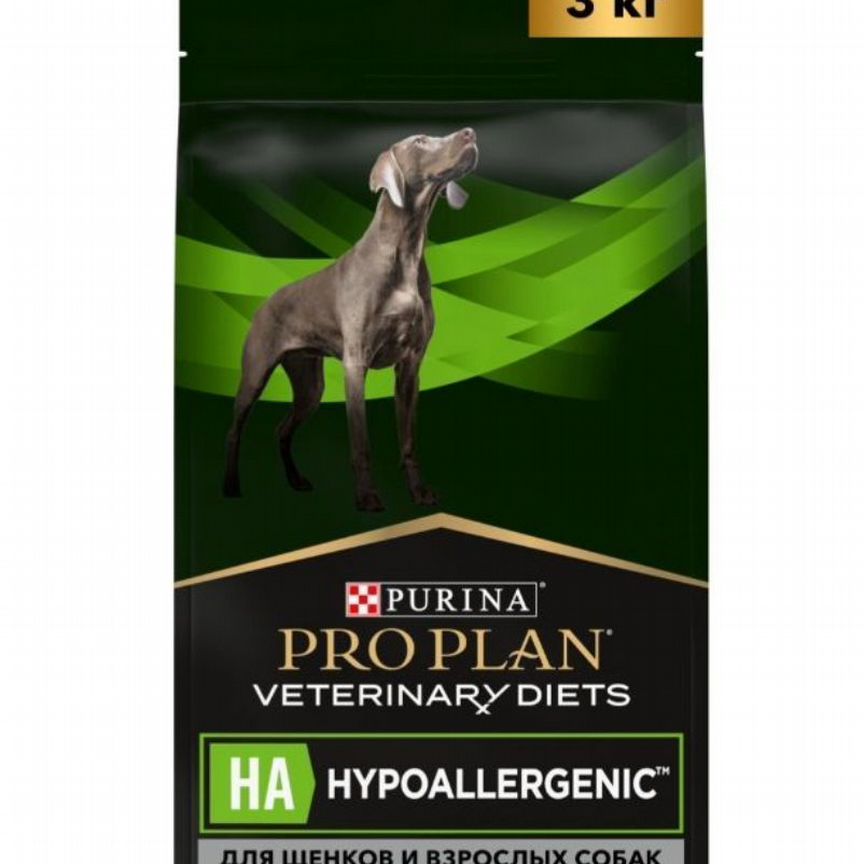 Сухой корм для собак Pro Plan Hypoallergenic 3 кг