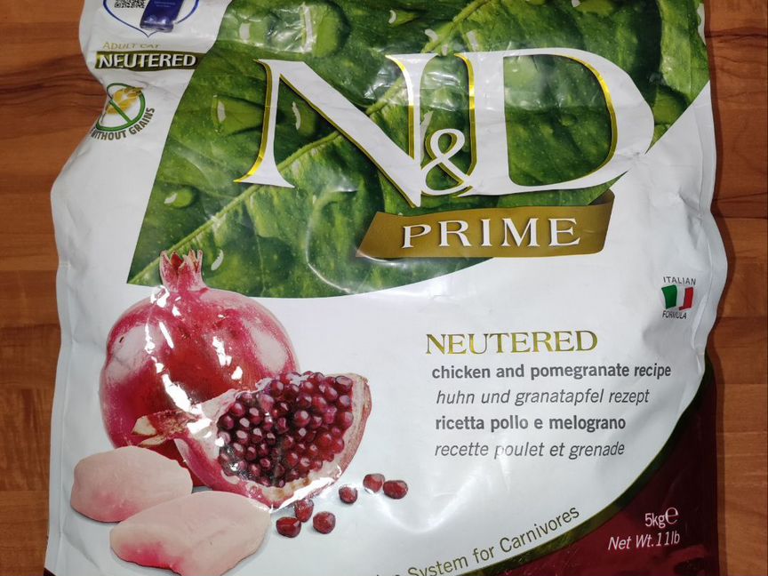 Корм для кошек Farmina N&D Prime Neutered 5кг