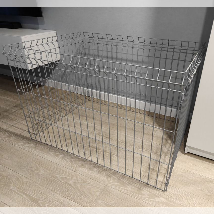 Вольер для собак в квартиру стальной