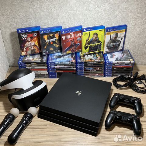 PlayStation 4 Pro 1TB Гарантия + 40Игр купить в Красноярске с доставкой ...