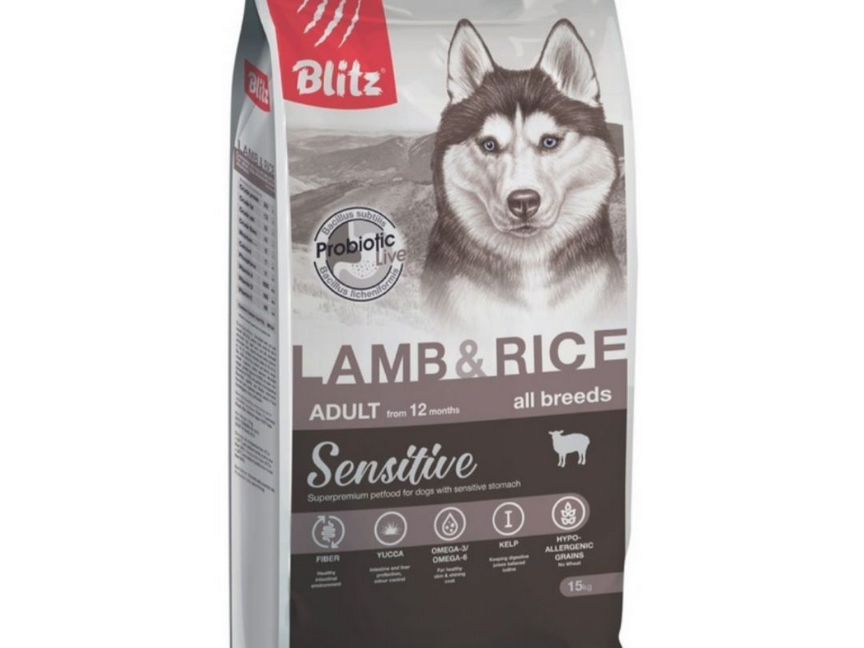 Сухой корм для собак blitz Adult All Breeds