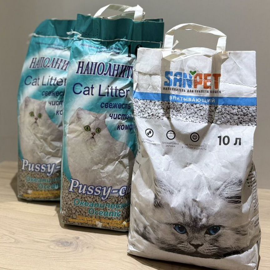 Наполнитель впитывающий 3 шт. Цена за все