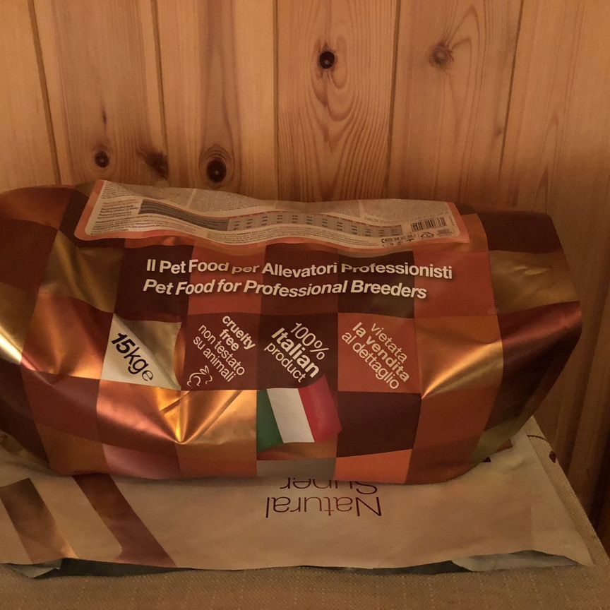 Корм Monge(Италия)для собак,лосось-рис, 4кг