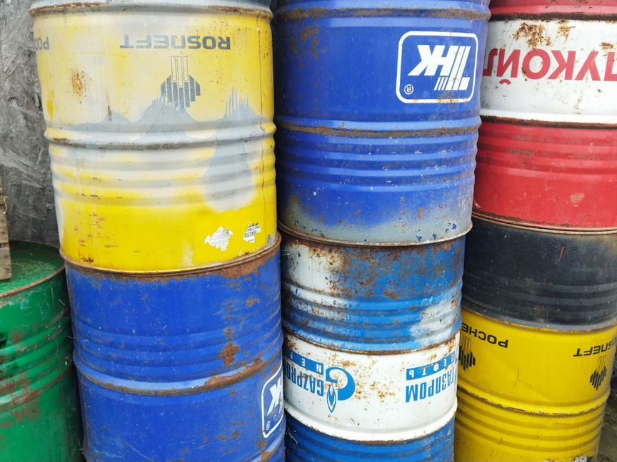 Бочка металлическая 200л под зерно