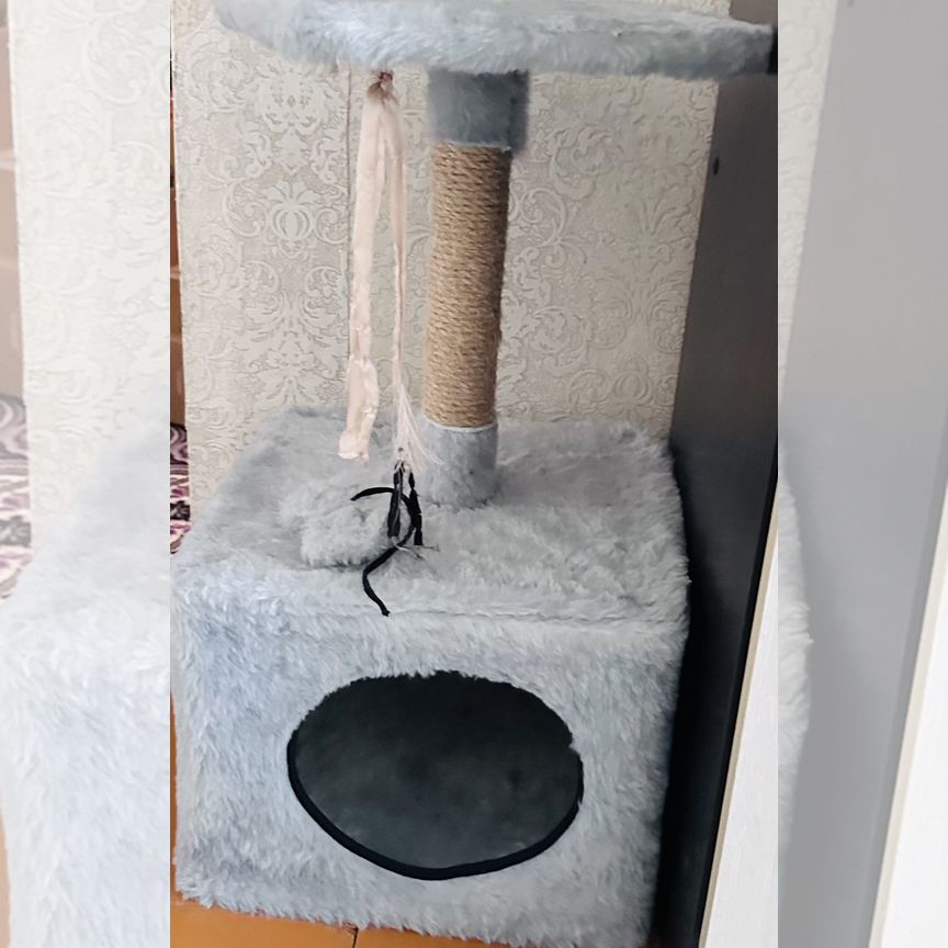 Когтеточка домик для кошки