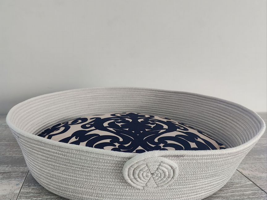 Лежанка для животных из хлопкового шнура