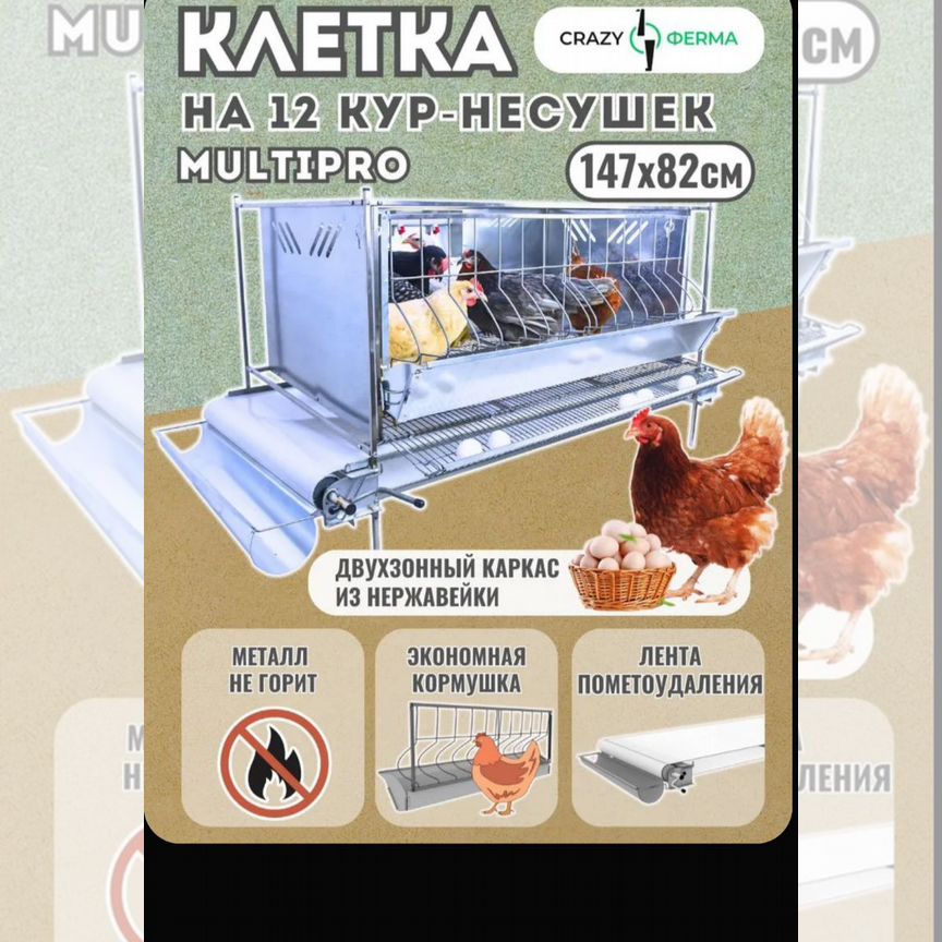 Клетка для куриц