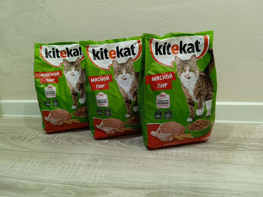 Корм для кошек китекет kitekat