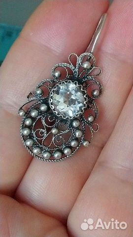 Серьга серебро СССР купить в Зеленограде | Личные вещи | Авито