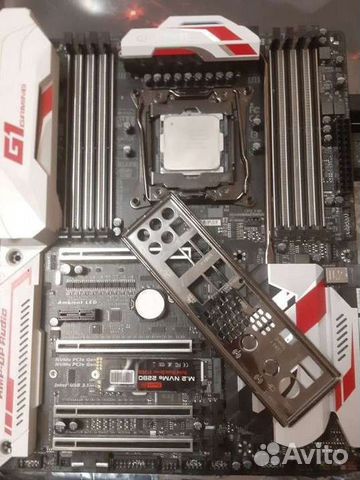 Материнка x99 +проц 6800k купить в Москве | Электроника | Авито