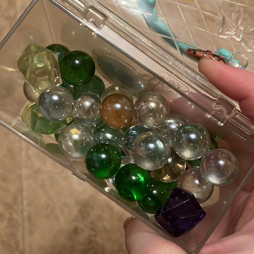 Стеклянные шарики для аквариума