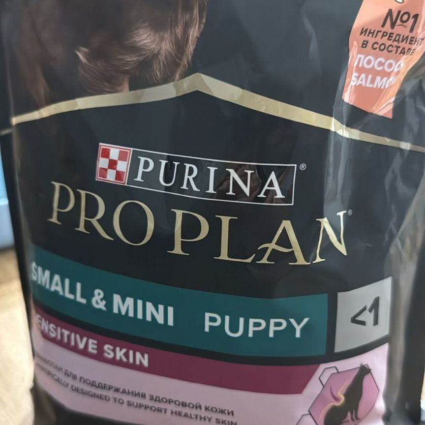 Корм для щенков PRO plan лосось