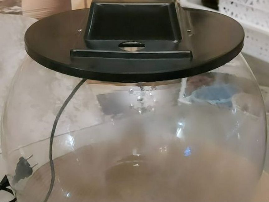 Аквариум круглый 10л. с подсветкой