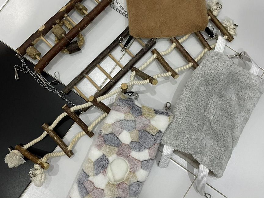 Гамаки,тунели,лестницы для грызунов