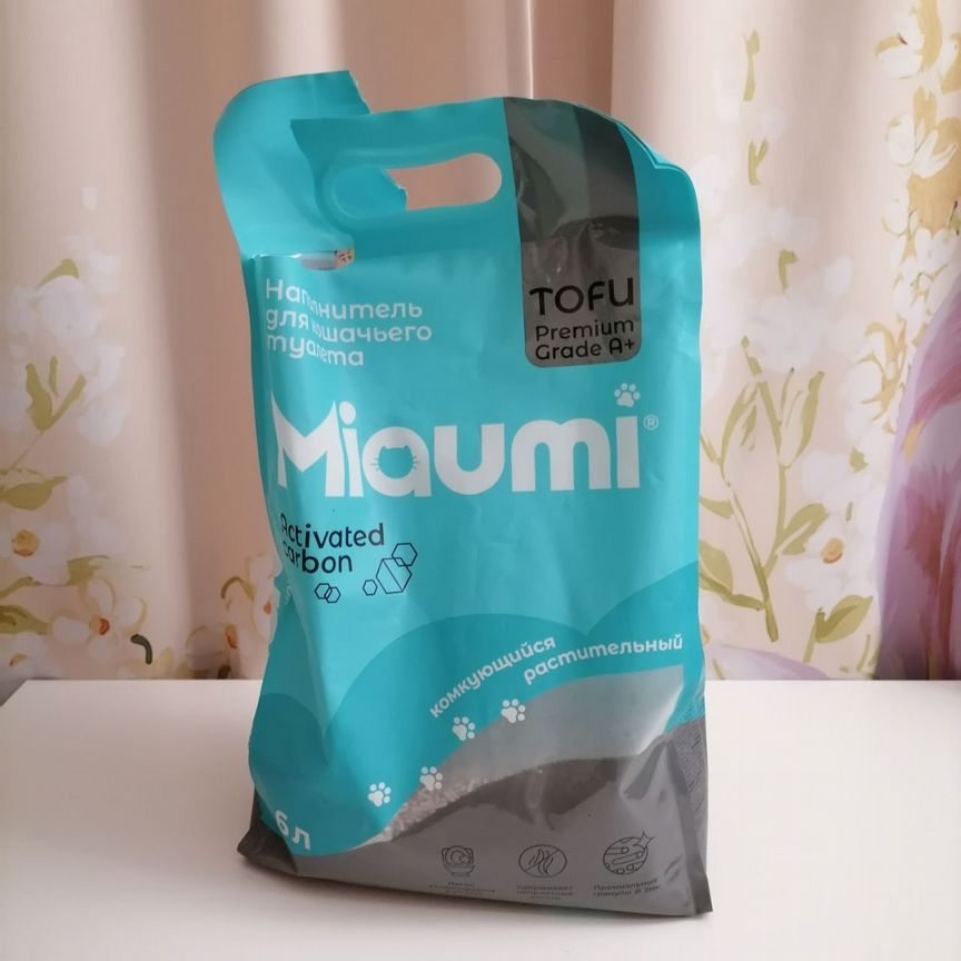 Miaumi Наполнитель Соевый Комкующийся Без отдушки