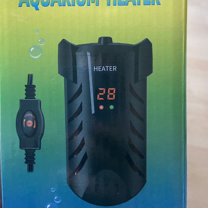 Нагреватель воды для аквариума до 50л новый