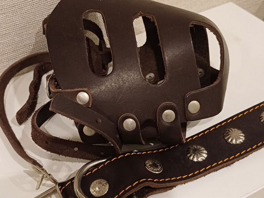 Намордник для большой собаки, ошейник