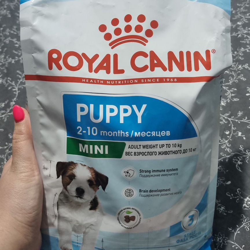 Корм для собак royal canin puppy mini