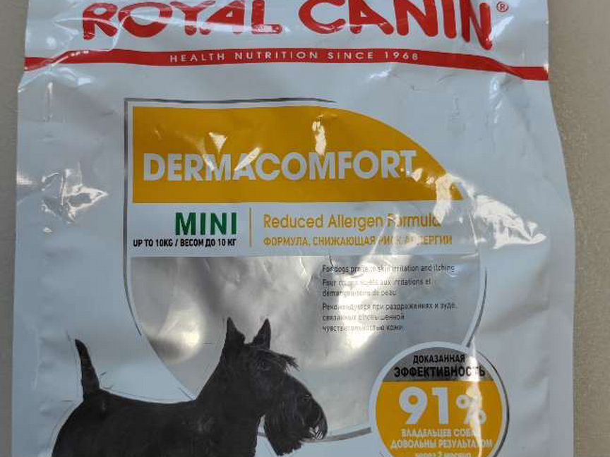 Корм royal canin dermacomfort mini
