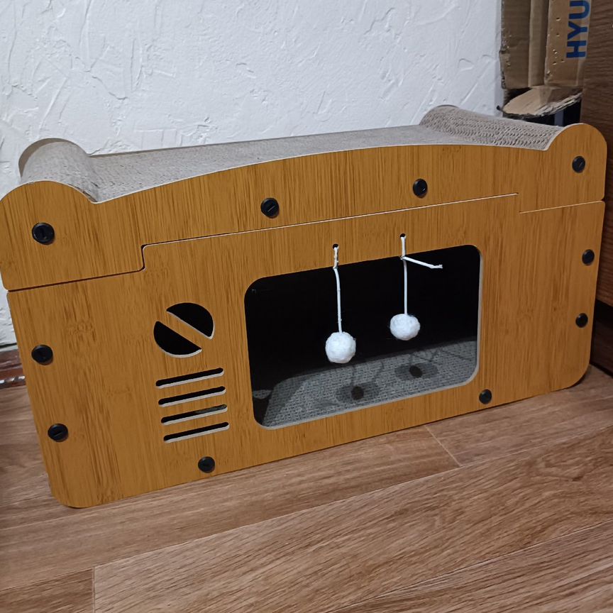 Когтеточка-домик для кошек