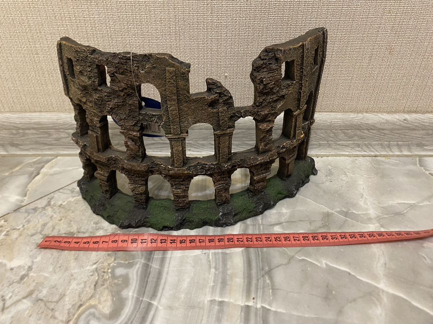 Большой колизей/ замок для аквариума