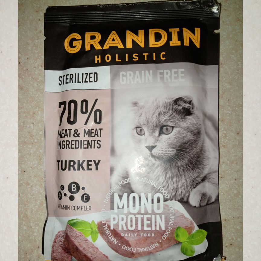 Корм для кошек grandin