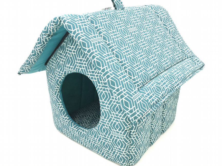 760518 дом изба на молнии Геометрия бязь №1 33*33*