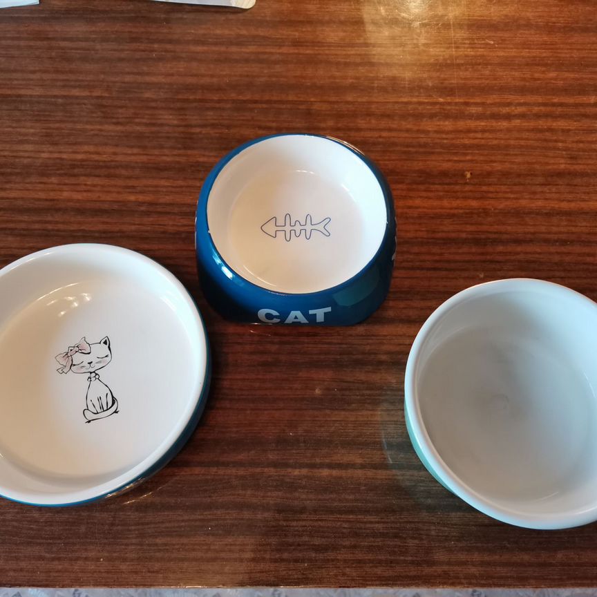 Миски для кошек керамические бу