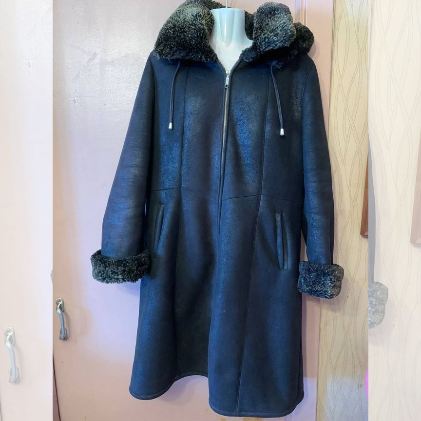 Дубленка женская зимняя