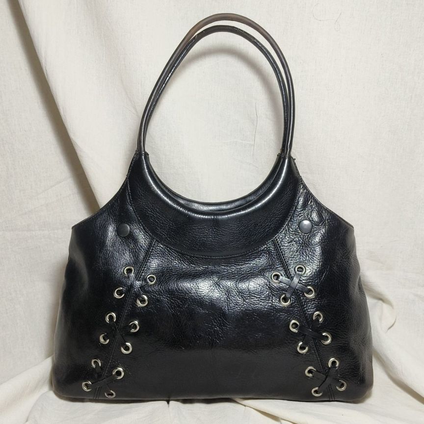 Винтажная кожаная сумка made in france