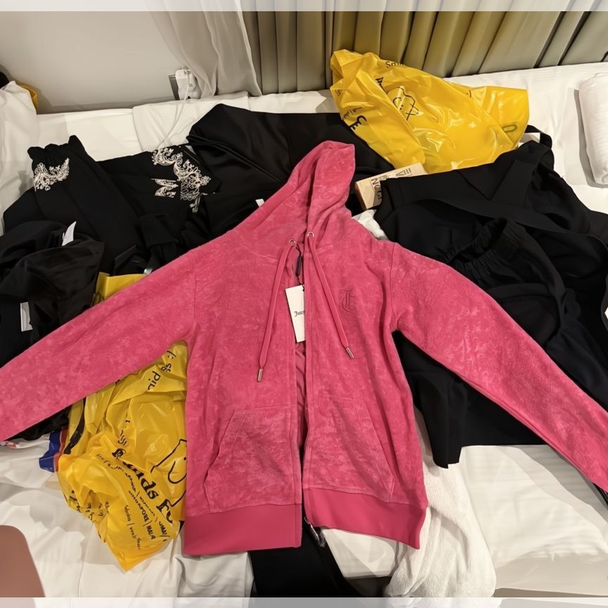 Зип худи juicy couture розовая